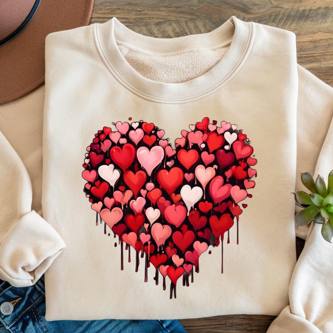 Valentine Doodle Hearts PNG, Valentines Heart Png, Heart Png, Hearts ...