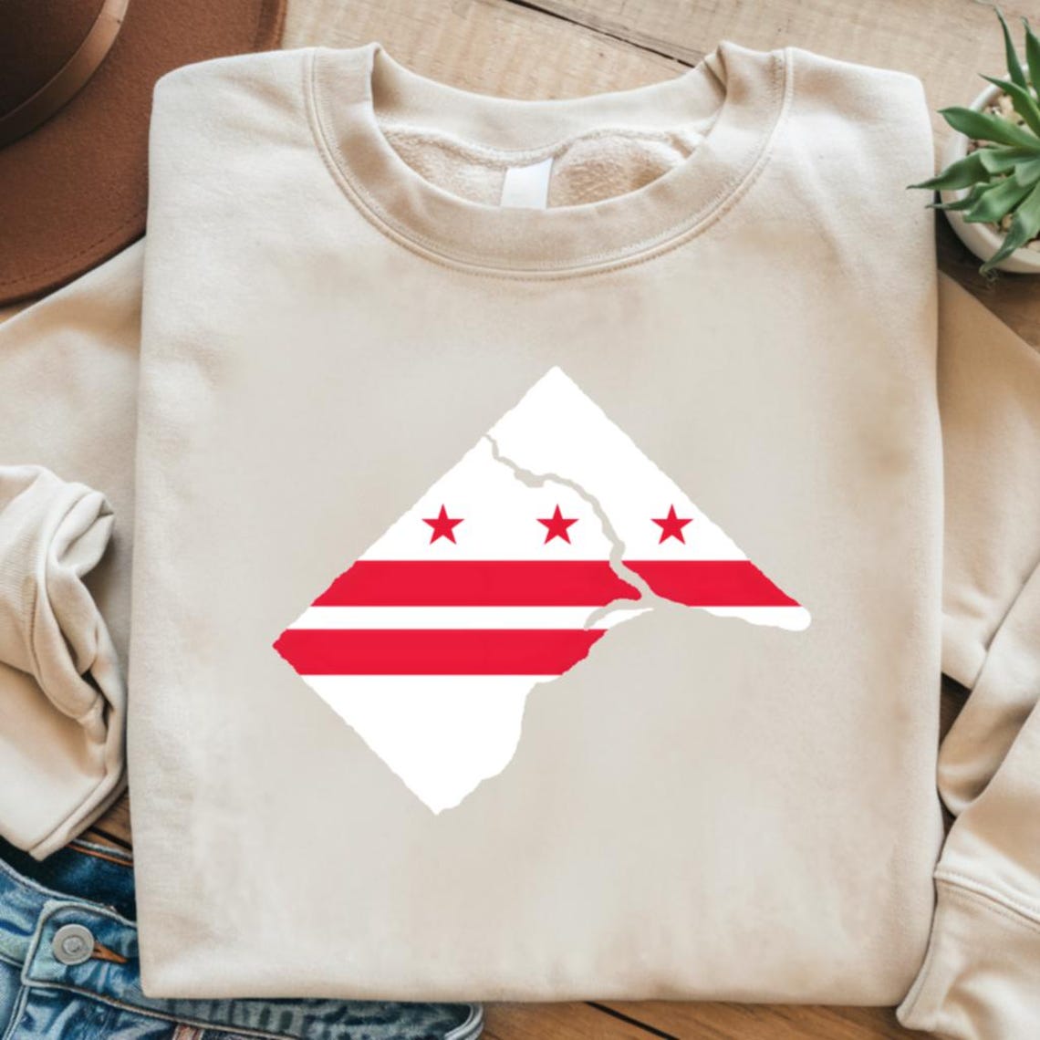 Washington DC Flag Map PNG: State Vector Design (digital Download) - Etsy