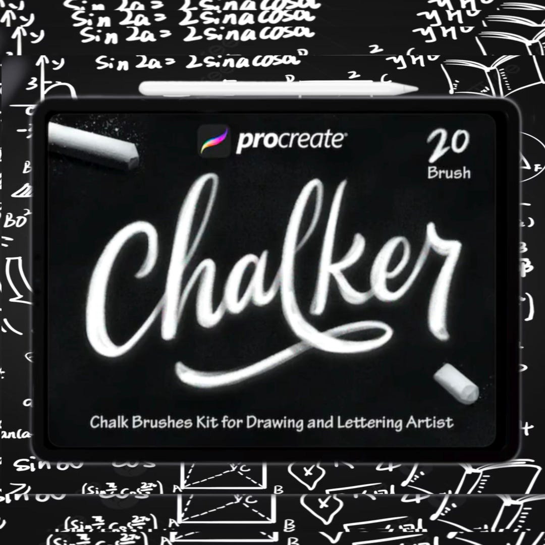 Chalk Brushes for Procreate - Etsy