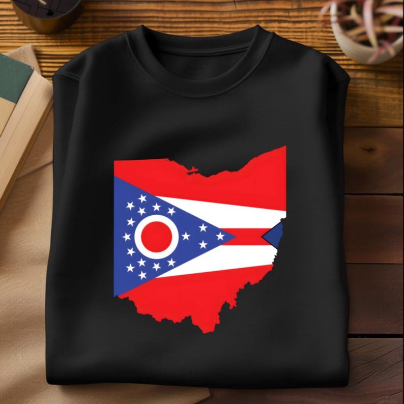 Ohio Map PNG, Ohio Flag PNG, Ohio Shirt ,ohio Vector, Design Ohio State ...