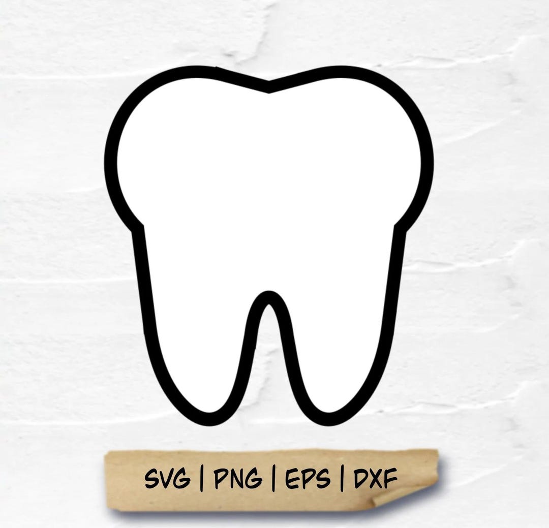 Tooth SVG: Dentist Clipart, Cut File (digital File) - Etsy