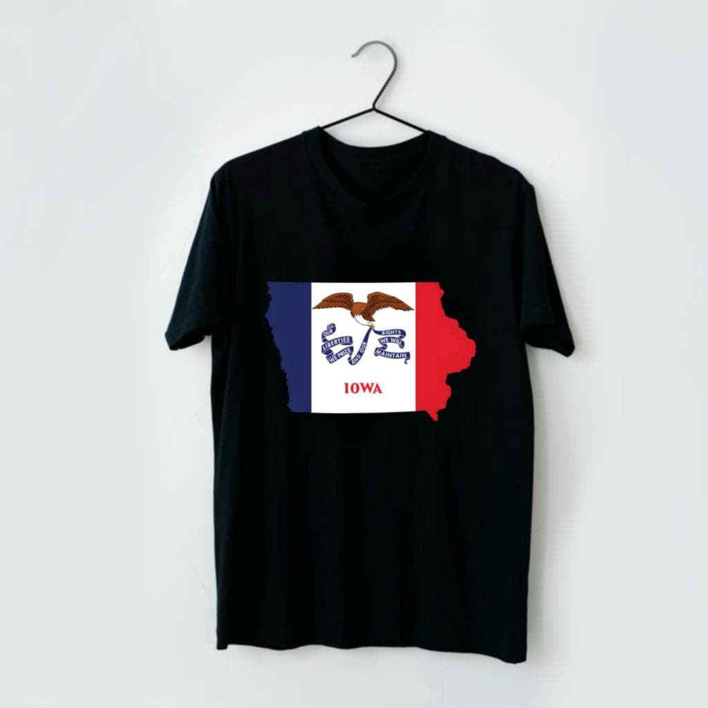 Iowa Map PNG, Iowa Flag PNG, Iowa Shirt, Iowa Vector, Design Iowa State ...