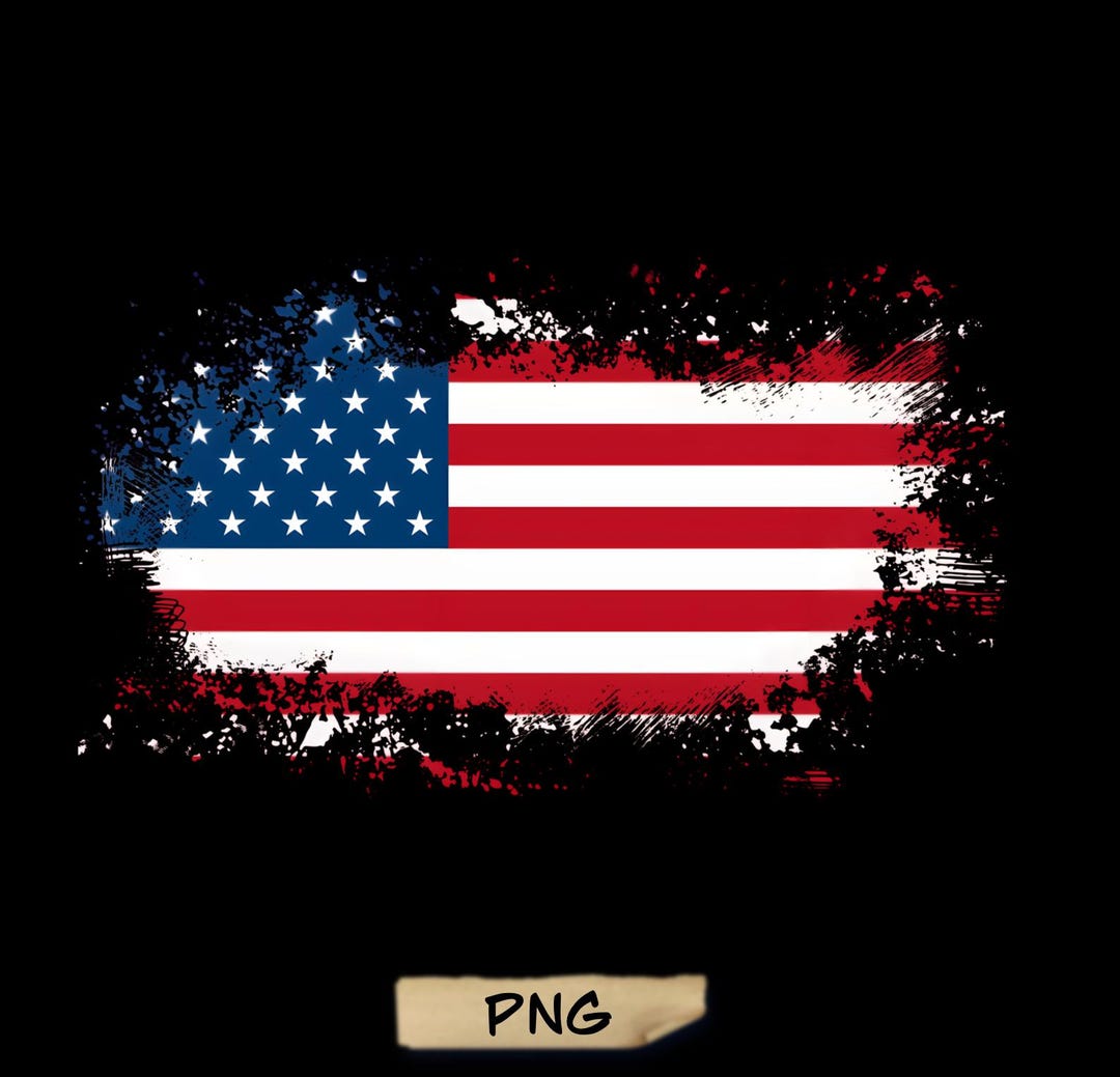 Distressed American Flag PNG: Grunge USA Design (digital Download) - Etsy