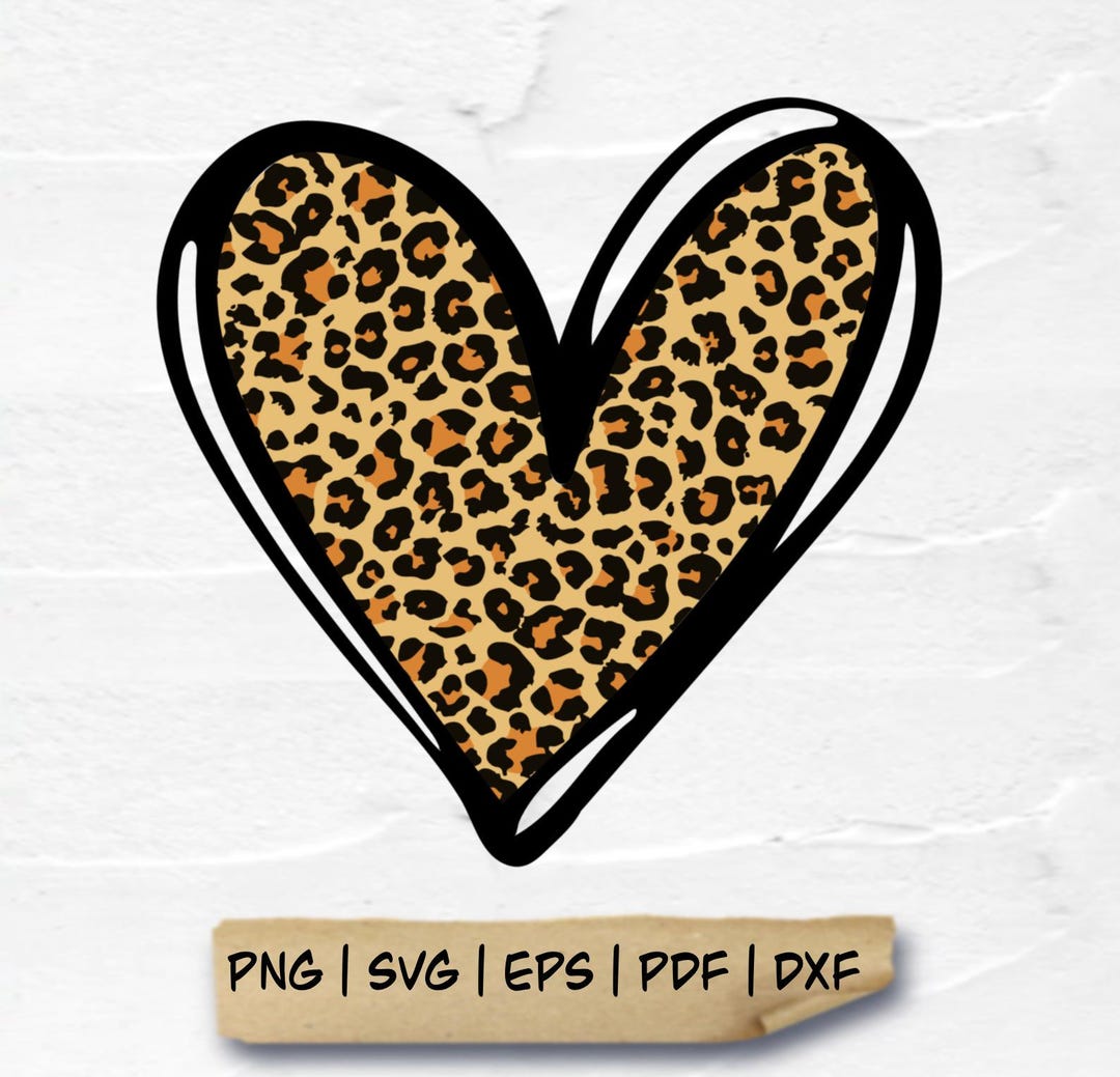 Cheetah Heart, Leopard Heart, Cheetah Print, Leopard Print, Animal ...