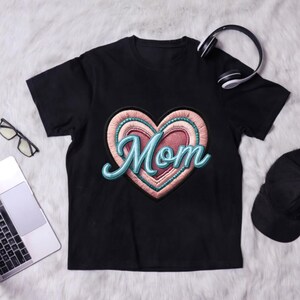 Mom Heart PNG, Mama Heart Png, Mothers Day Gift, Custom Shirt for Mom ...