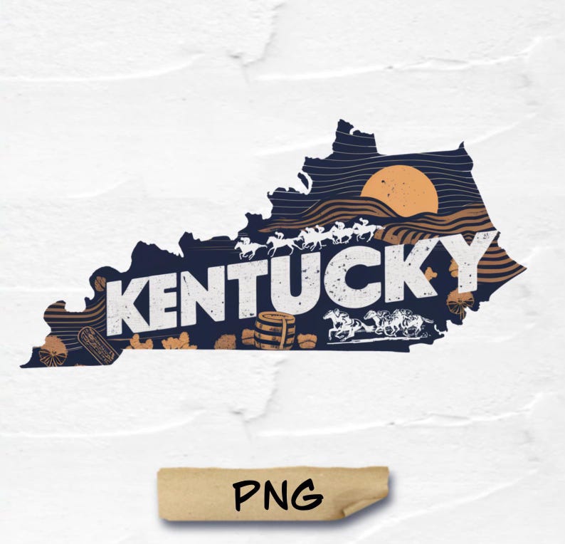 Kentucky Map Png, United States of America Vector Files, Kentucky ...