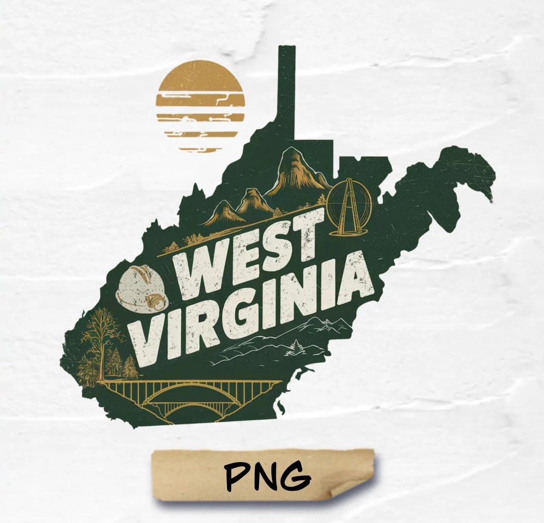West Virginia Map Png, United States of America Vector Files, West ...
