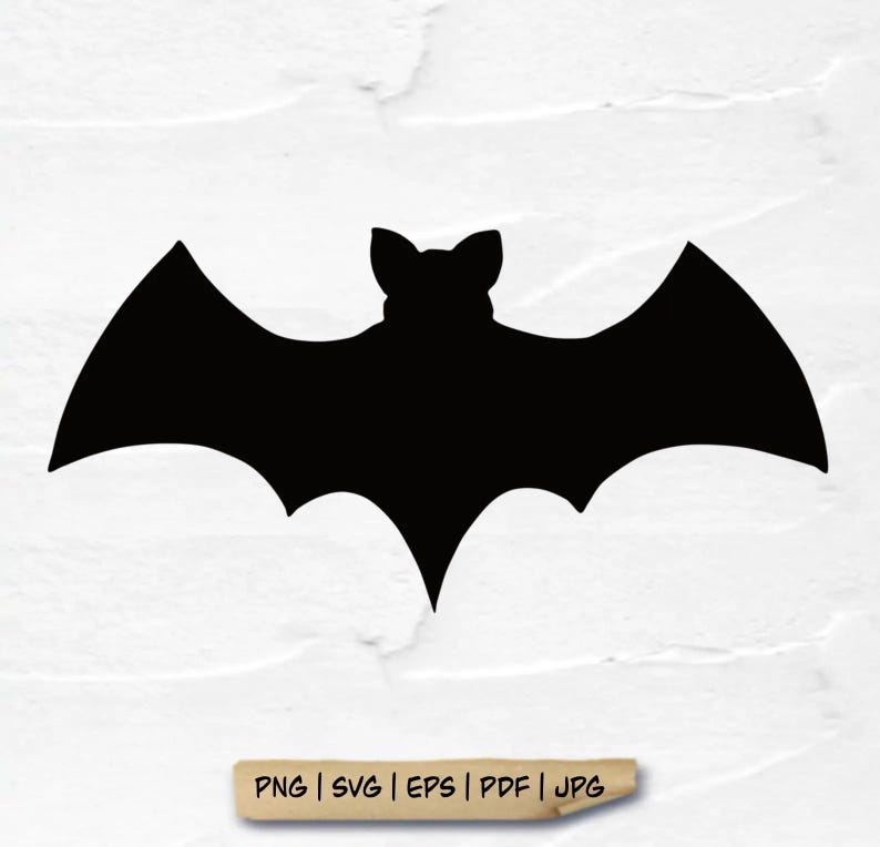 Bat SVG, Bat Svg for Commercial Use, Cut File, Halloween Svg, Digital ...