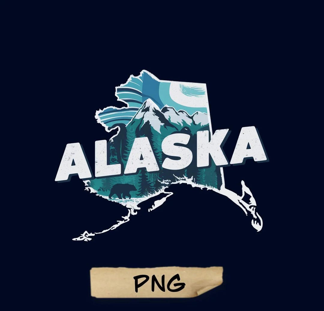 Alaska Map Png, United States of America Vector Files, Alaska Vector ...