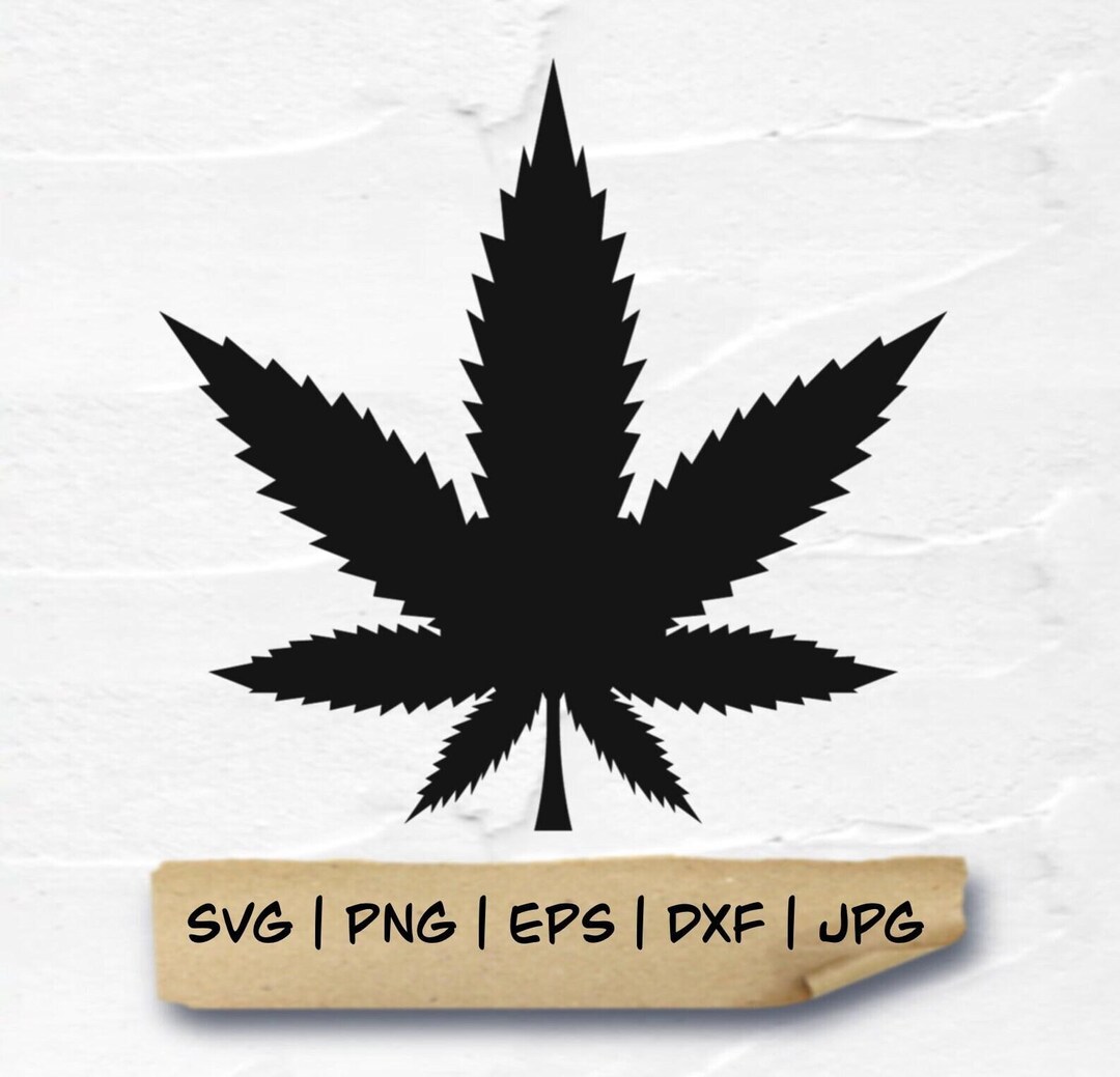 Weed Leaf Svg, Weed SVG , Pot Leaf SVG, SVG Files for Cricut, Svg Files ...