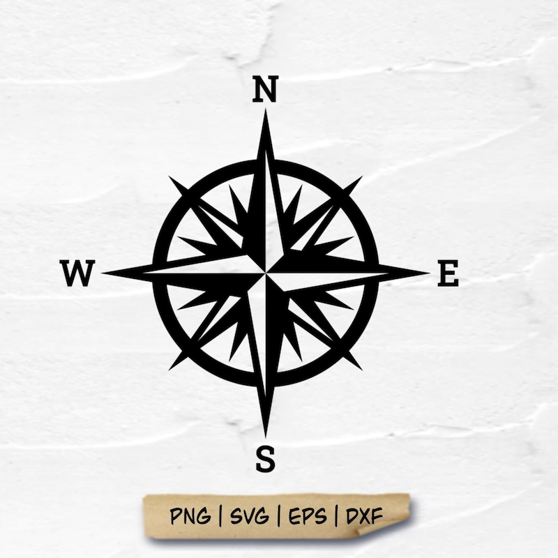 Compass Svg - Etsy