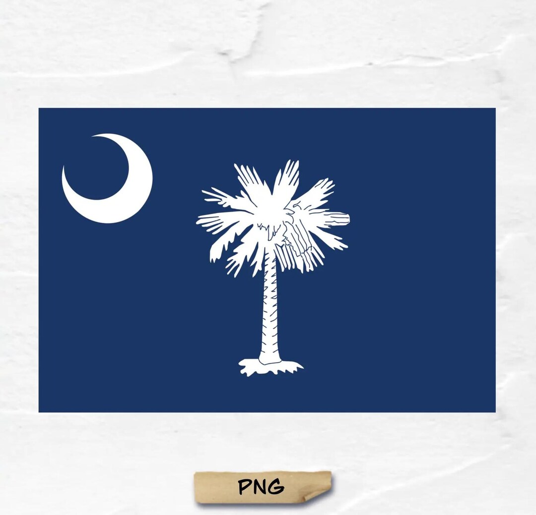 South Carolina State Flag Png, US States Flag South Carolina PNG, South ...