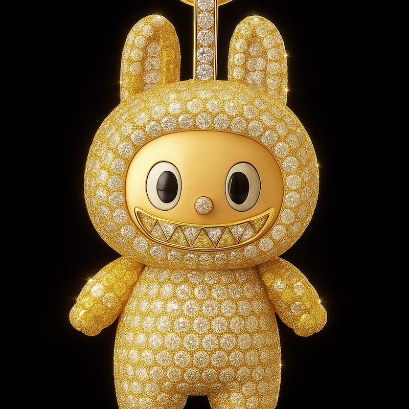 24 Karat Gold Labubu - Etsy Australia