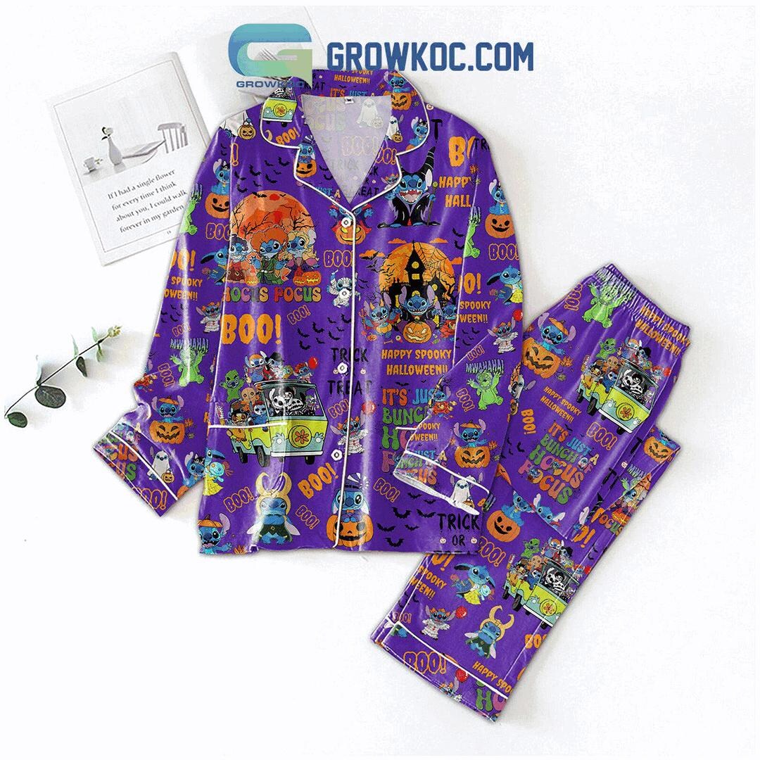 Stitch and Hocus Pocus Pajamas Trick or Treat Halloween Set - Etsy