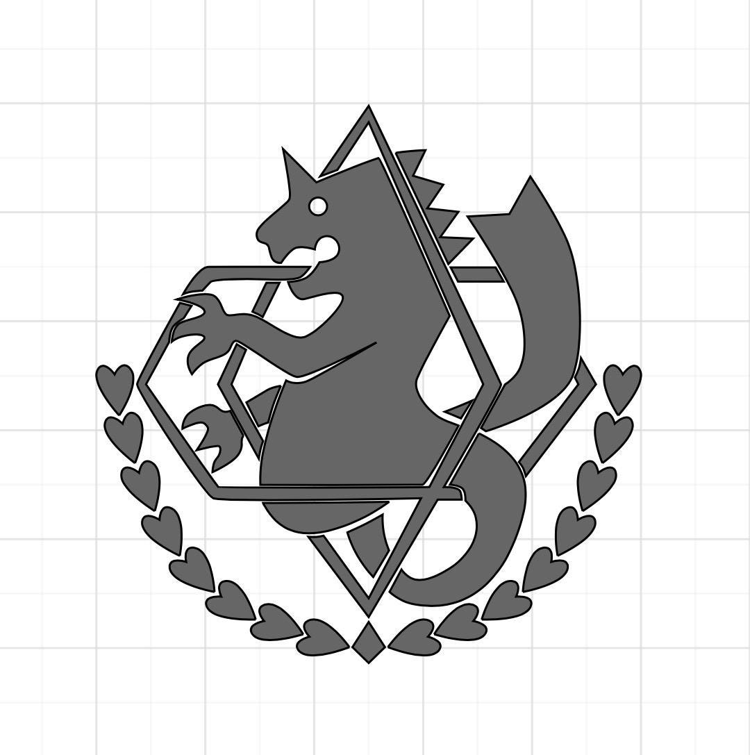 Fullmetal Alchemist State Alchemist Crest Vinyl Decal. - Etsy