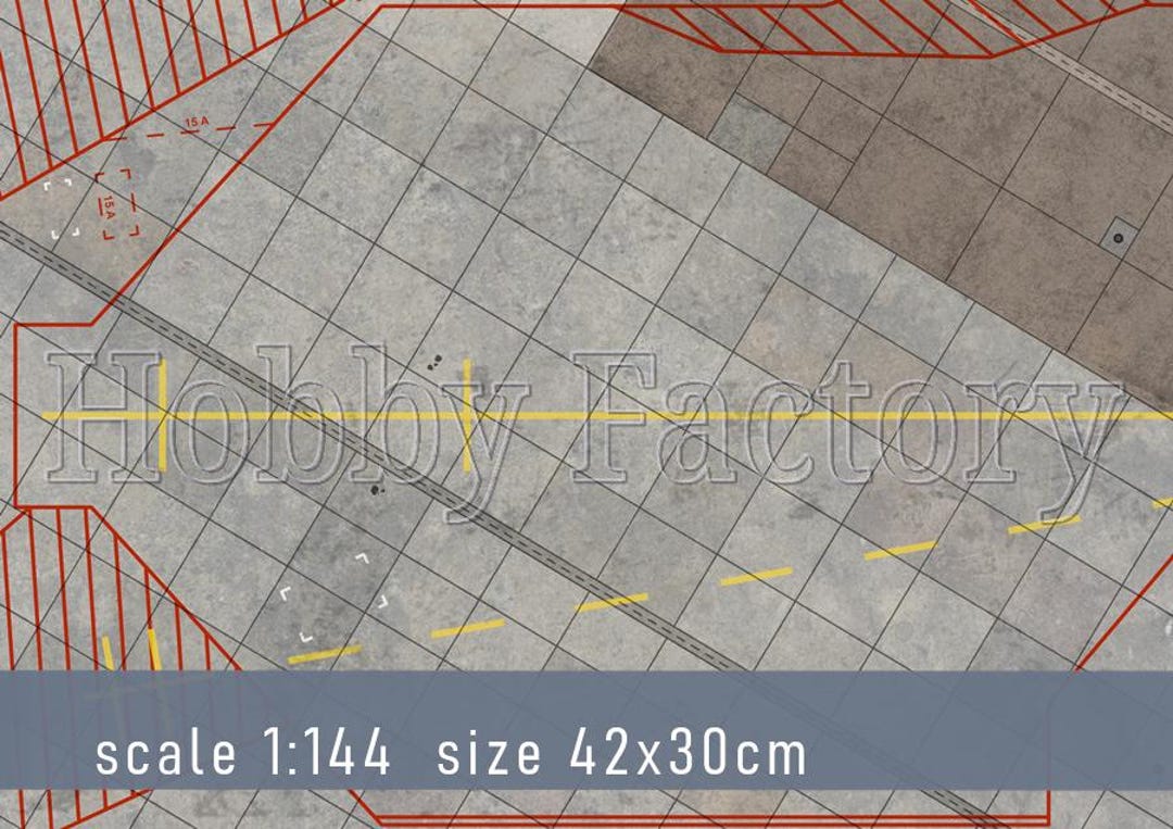 Display Base Civil Airport HF14427 1:144 42x30cm HD Print on 3mm PVC - Etsy