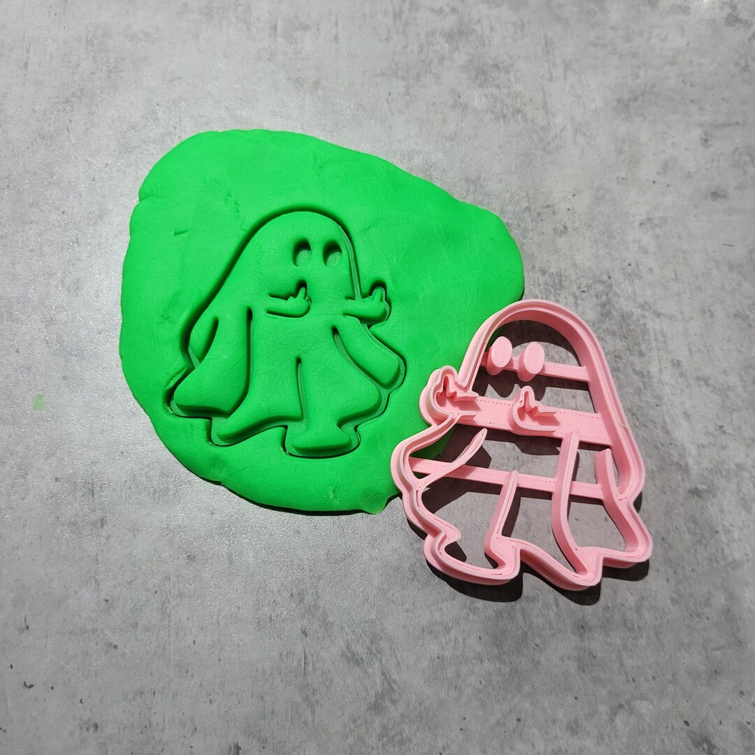 Ghost Cookie Cutter Play Doe Cutter 3D Printed 60mm Baking Shape ...