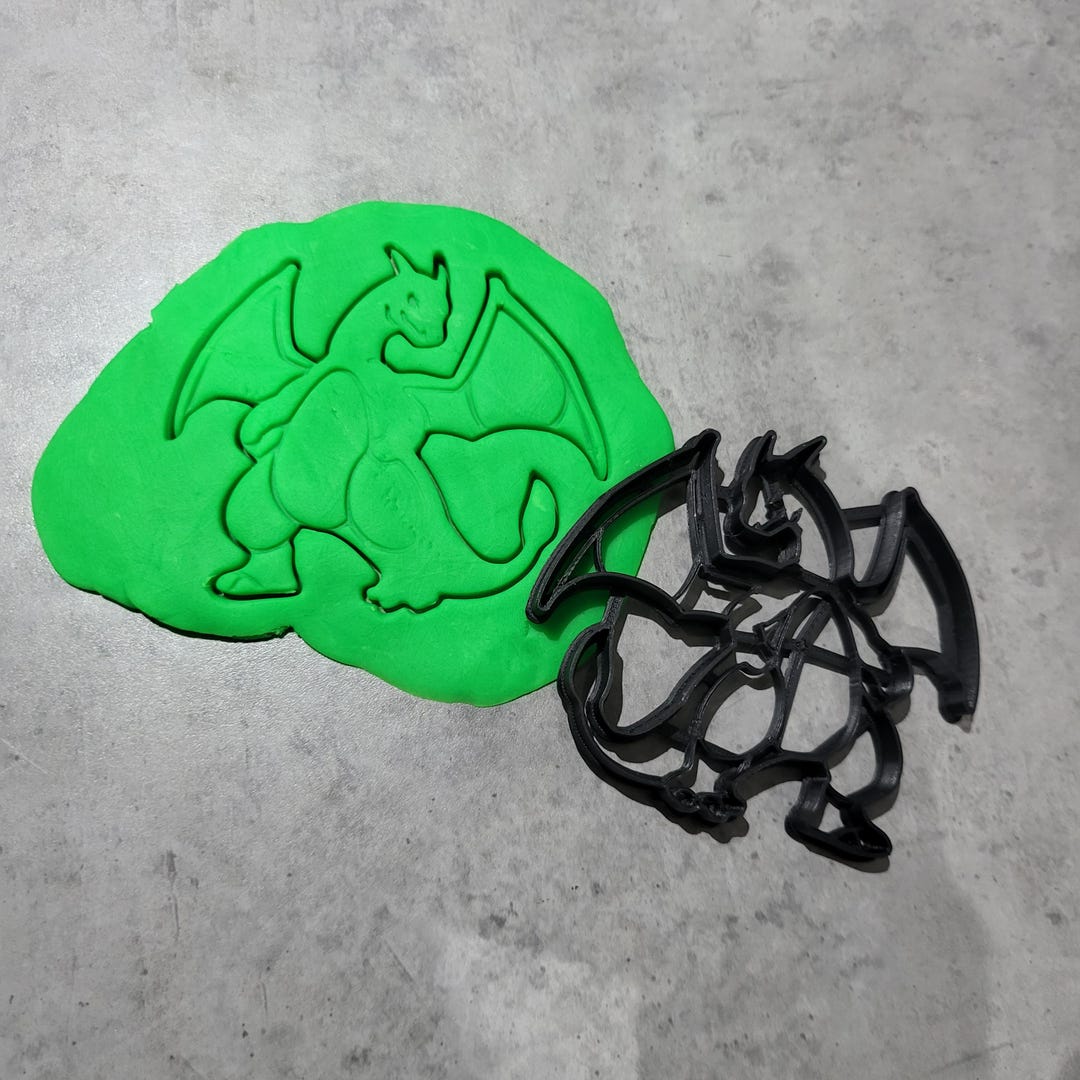 Charizard Cookie Cutter Play Doe Cutter 3D Printed 80mm Baking Shape ...
