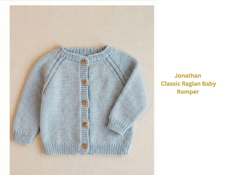 Dream Baby Cardigan Knitting Pattern – Raglan Seamless Sweater (PDF) - Etsy