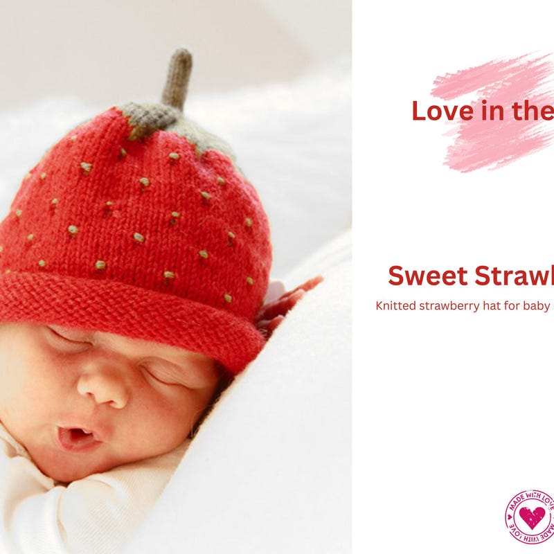 Strawberry Hat - Etsy