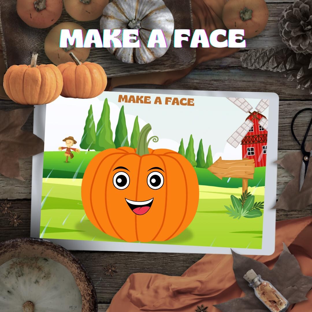 Pumpkin Emotions Activity Chart for Kids Montessori Toddler Fall ...