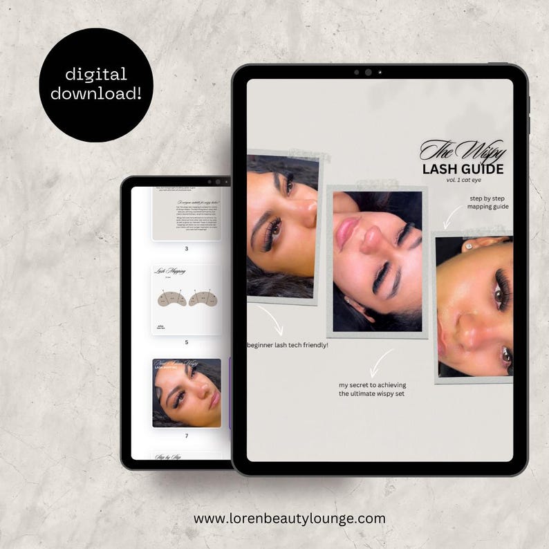 Wispy Lash Mapping E-book Vol.1 - Etsy