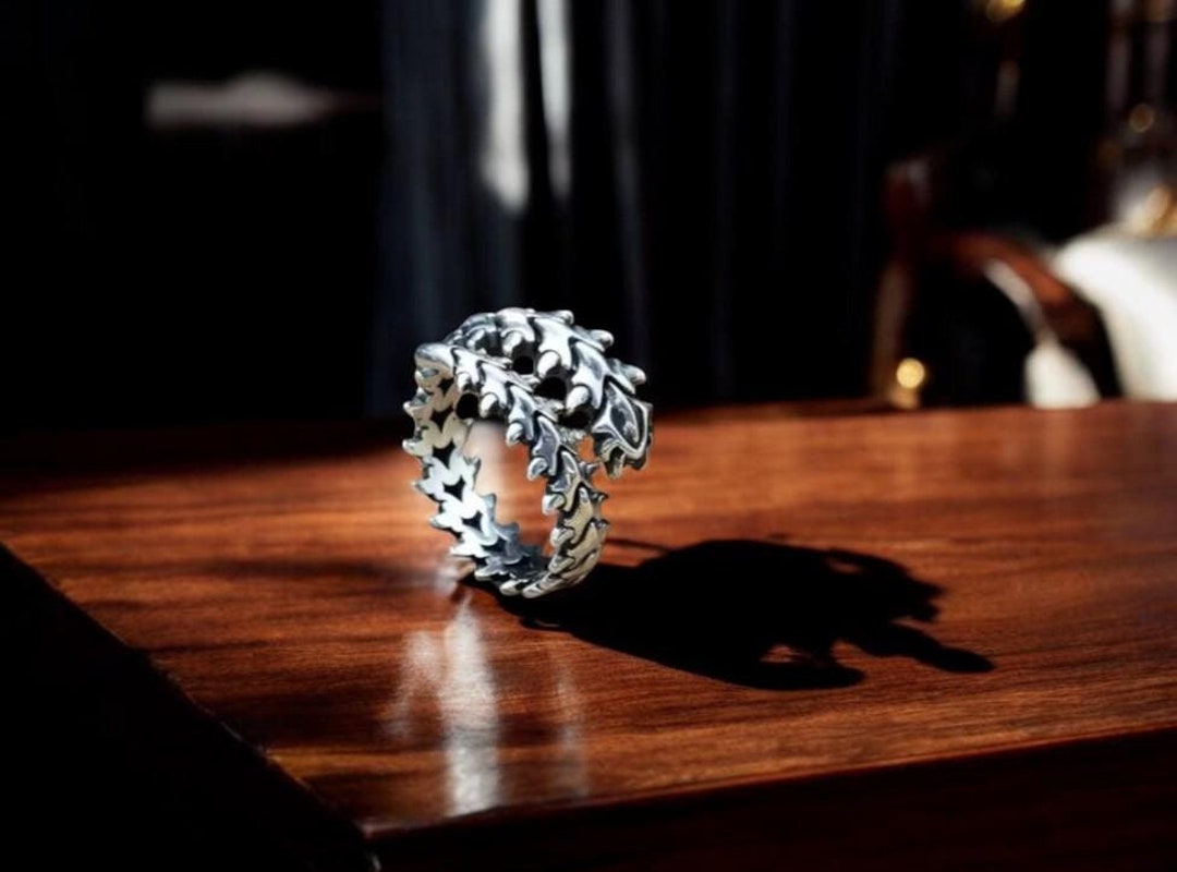 Vintage Gothic Spine Centipede Open Ring – Antique Silver Jewelry for ...