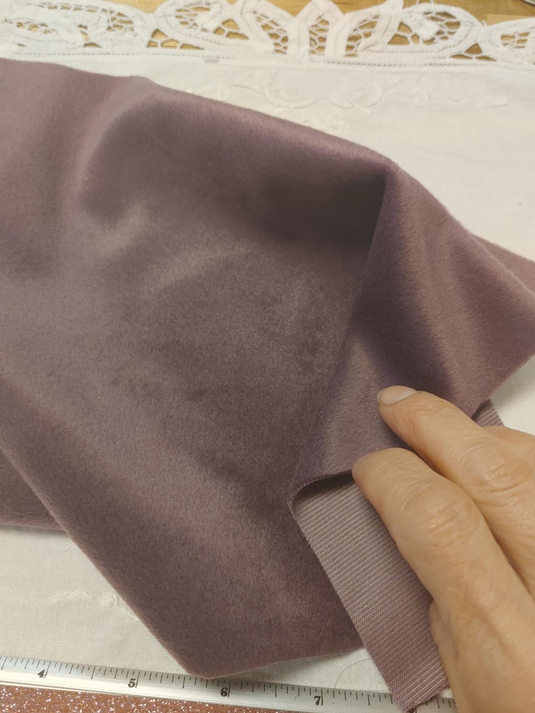 Plum Micro Plush Fabric by the Piece for Bear Making - Etsy