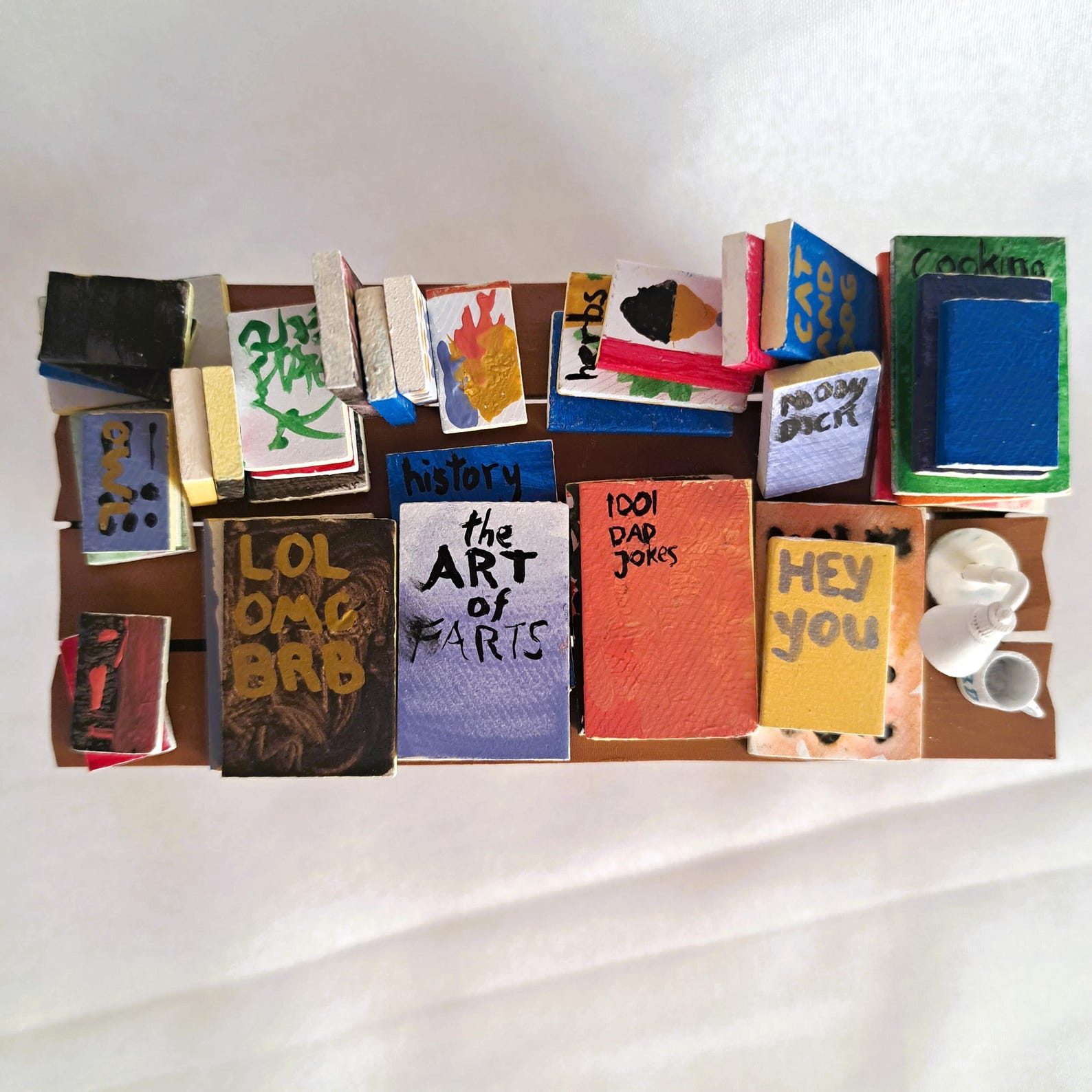 1:12 Scale Miniature Book Set – 40 Solid Resin Books in Four Sizes - Etsy