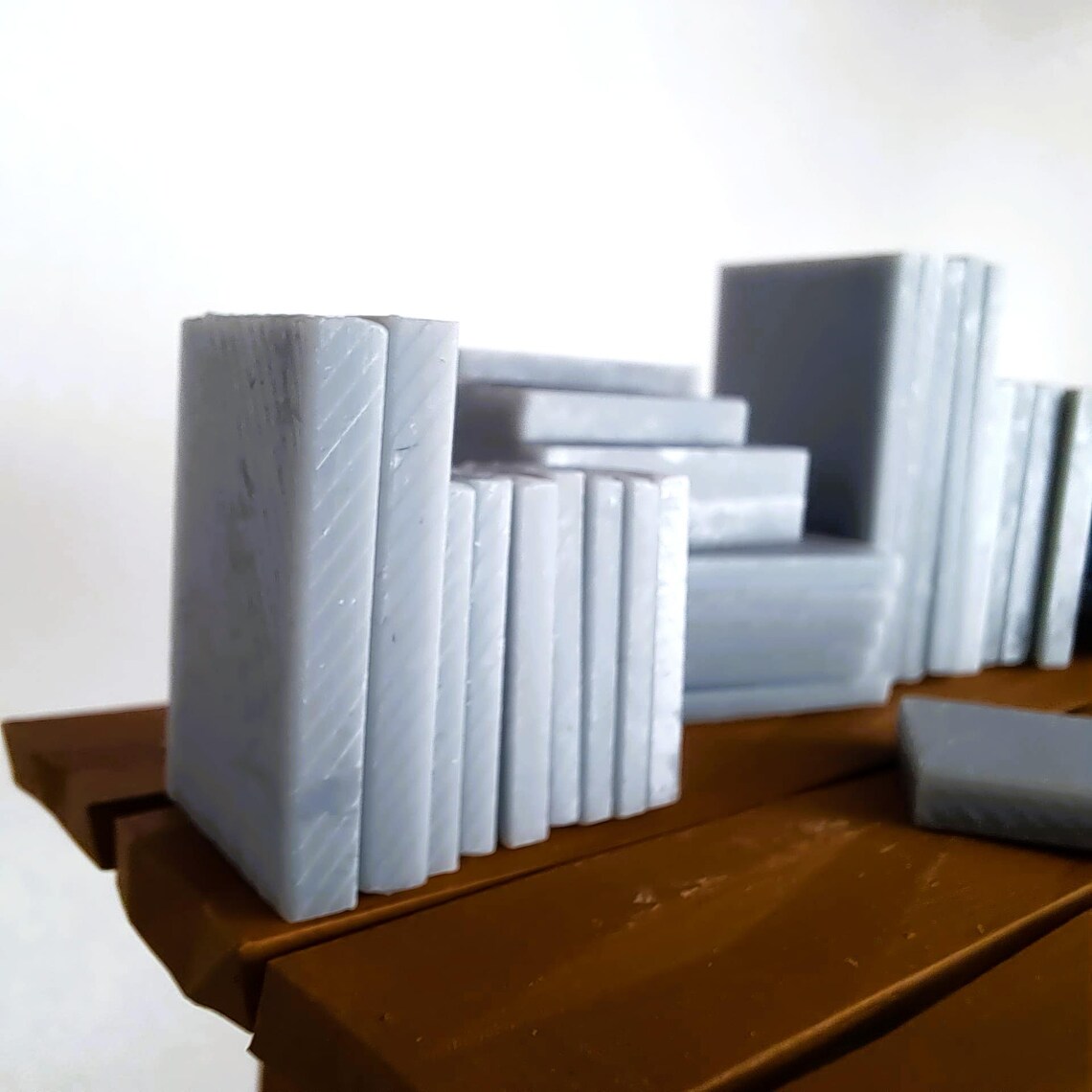 1:12 Scale Miniature Book Set – 40 Solid Resin Books in Four Sizes - Etsy