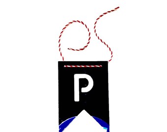 Letter P Flag - Etsy