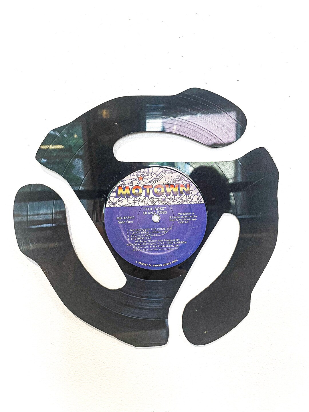 Vinyl Record Wall Art, Record Artwork, 45 RPM Record Adapter, Music ...