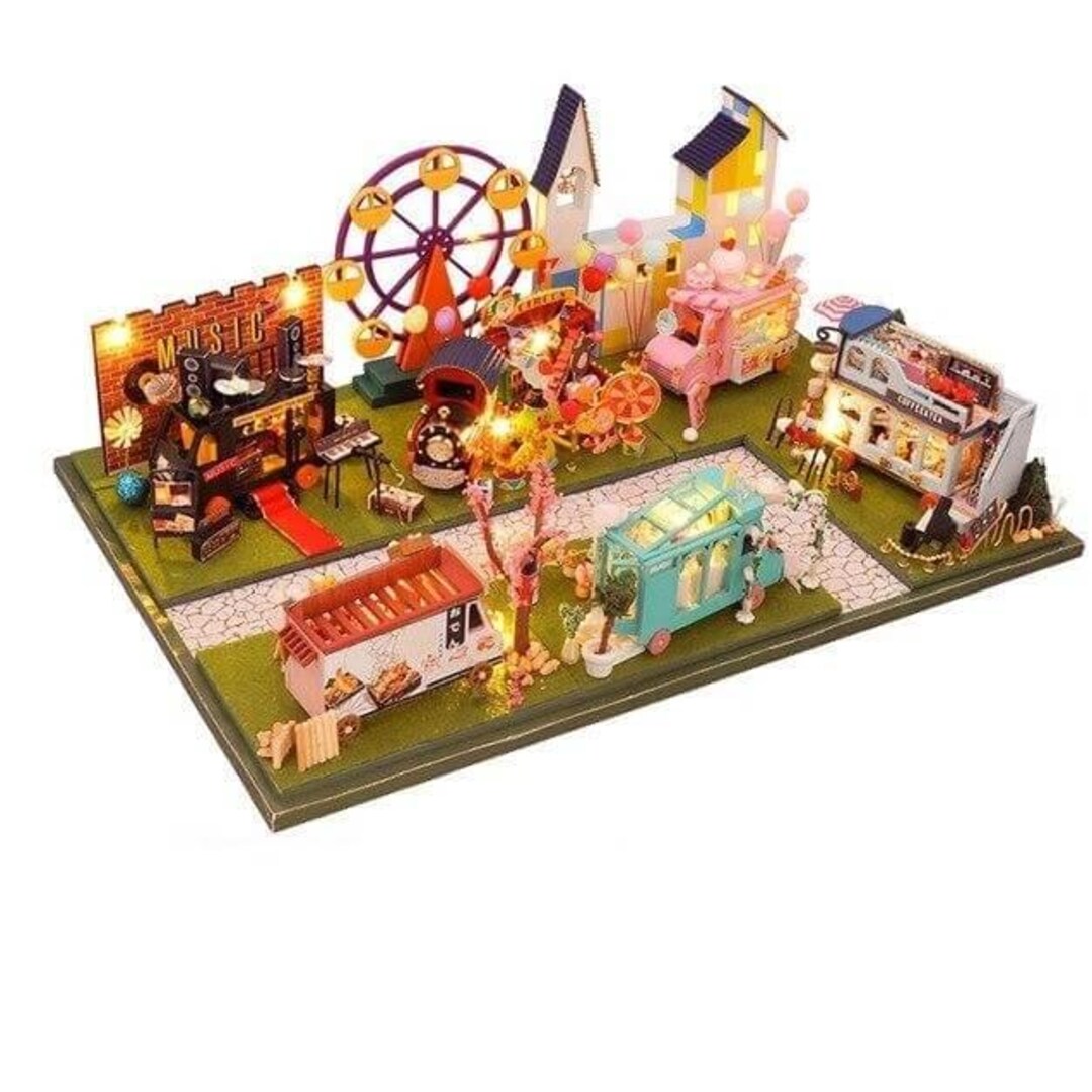 Carnival Circus Miniature House - Etsy