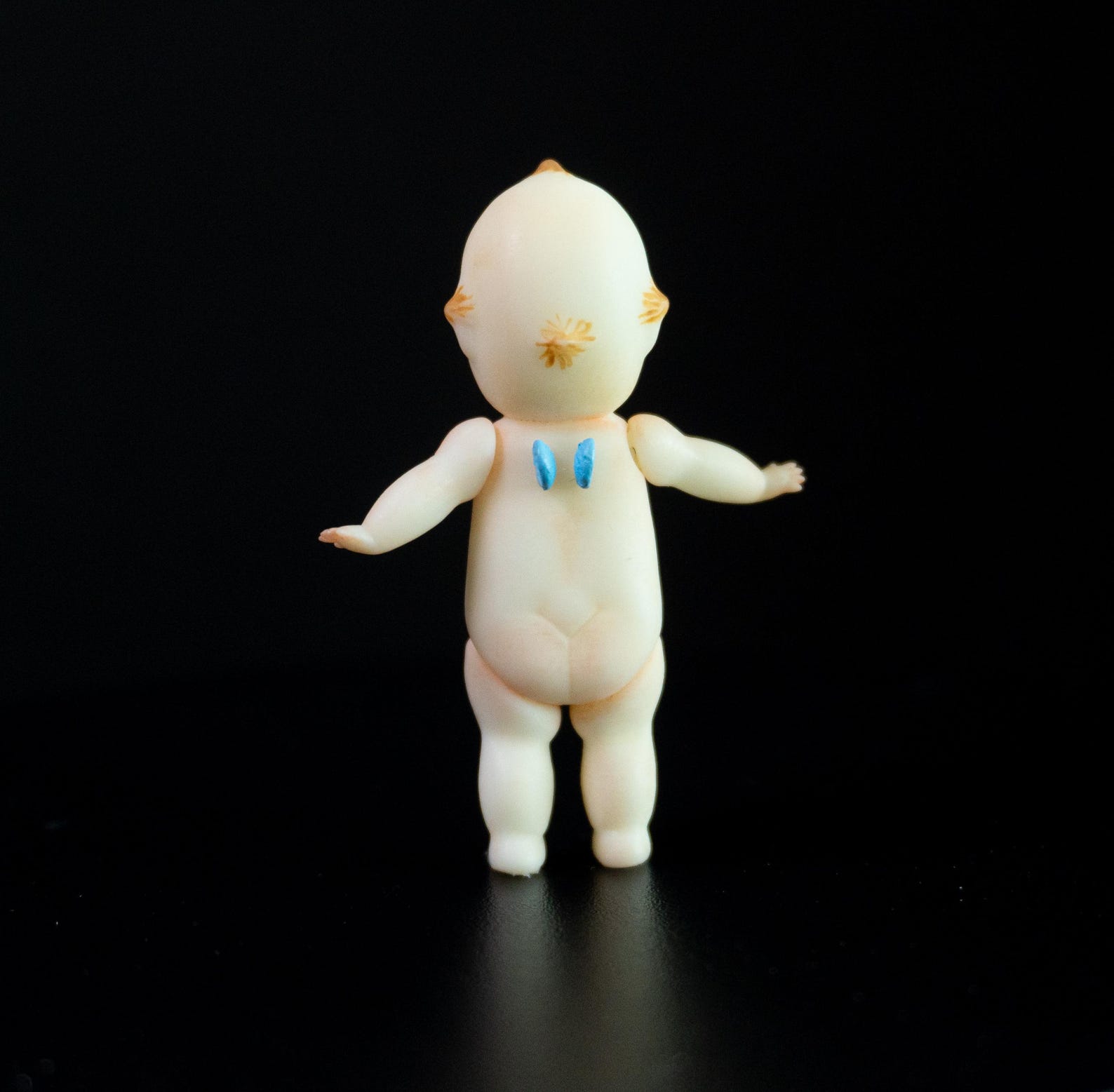 Kewpie Articulated Miniature Doll 2 Inches the Lightest Pale Tone - Etsy