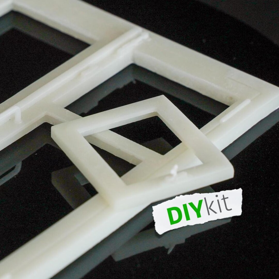 Realistic Window for Diorama DIY Kit | Photopolymer Resin Model 1:12 ...