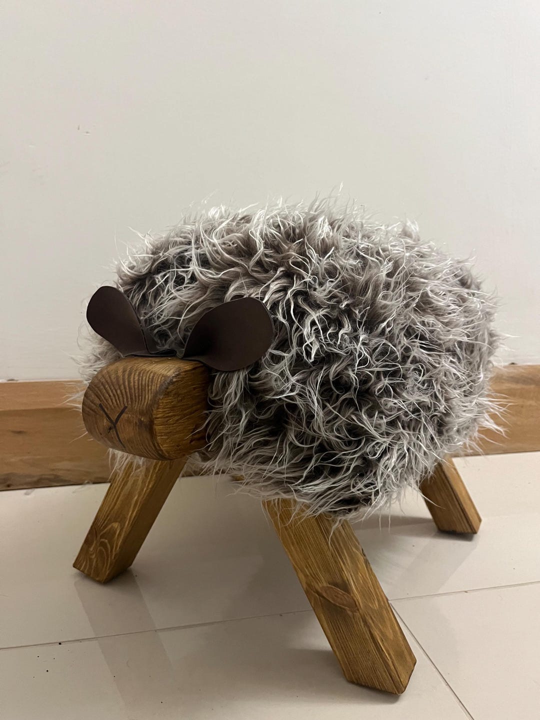 Handmade Sheep Footstool - Etsy