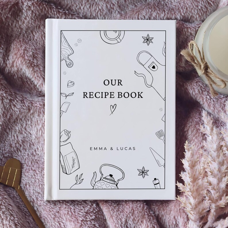 Personalized Recipe Book: Custom Cookbook, Couple's Keepsake - Etsy