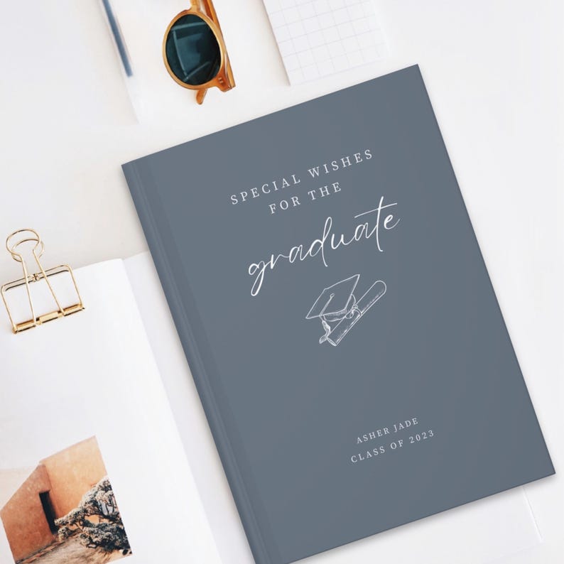 Personalized Graduation Guest Book: Class of 2025 Advice Book - Etsy