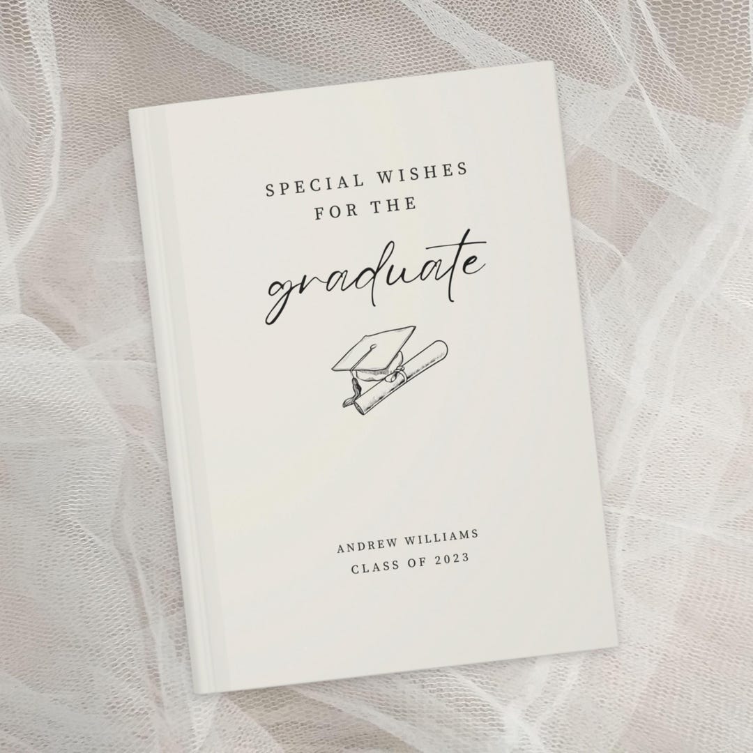 Graduation Party Guest Book, Class of 2025 Grad Party Book, High School ...