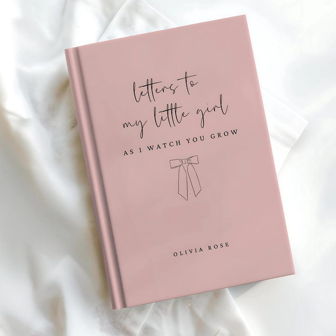 Letters to My Little Girl Personalized Journal, Custom Birthday Letters ...
