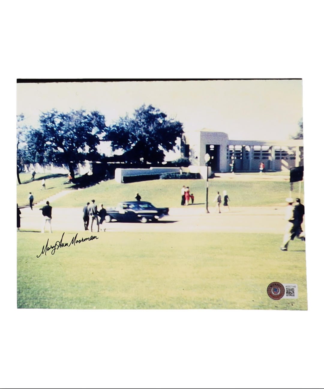 Mary Ann Moorman Signed Photo Witness to the Assassination of United ...
