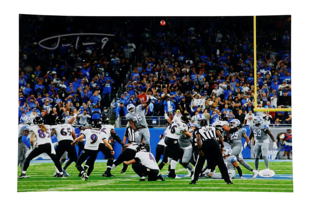 Justin Tucker Signed Ravens 11x17 Photo - Etsy