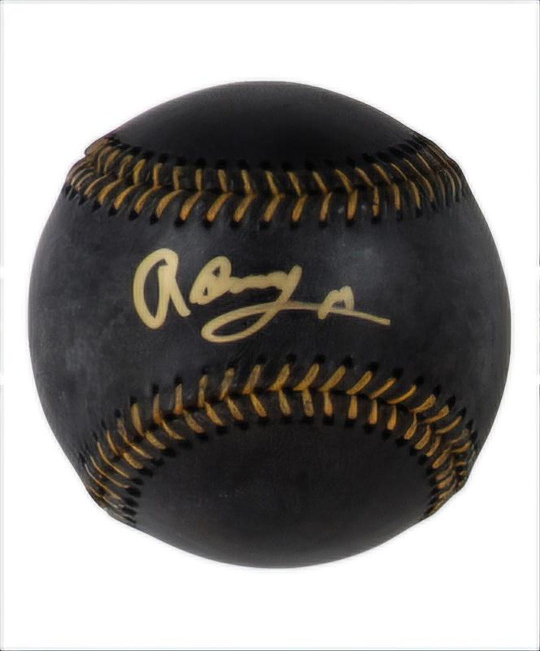 Ronny Mauricio Signed OML Black Leather Baseball JSA Signature Debut - Etsy