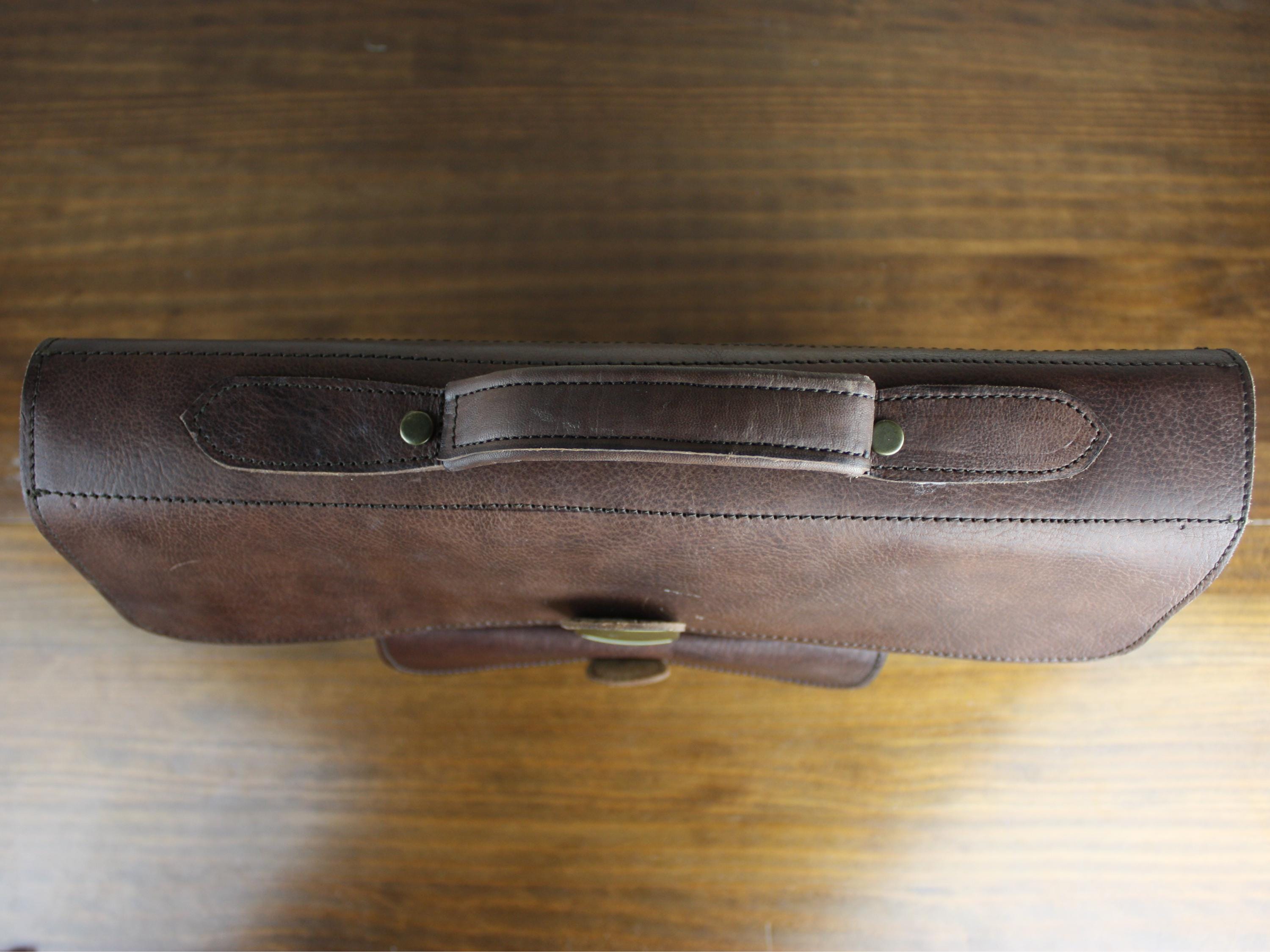 Leather Briefcase, Handmade Leather Satchel, Work Bag, Mens Leather Bag ...