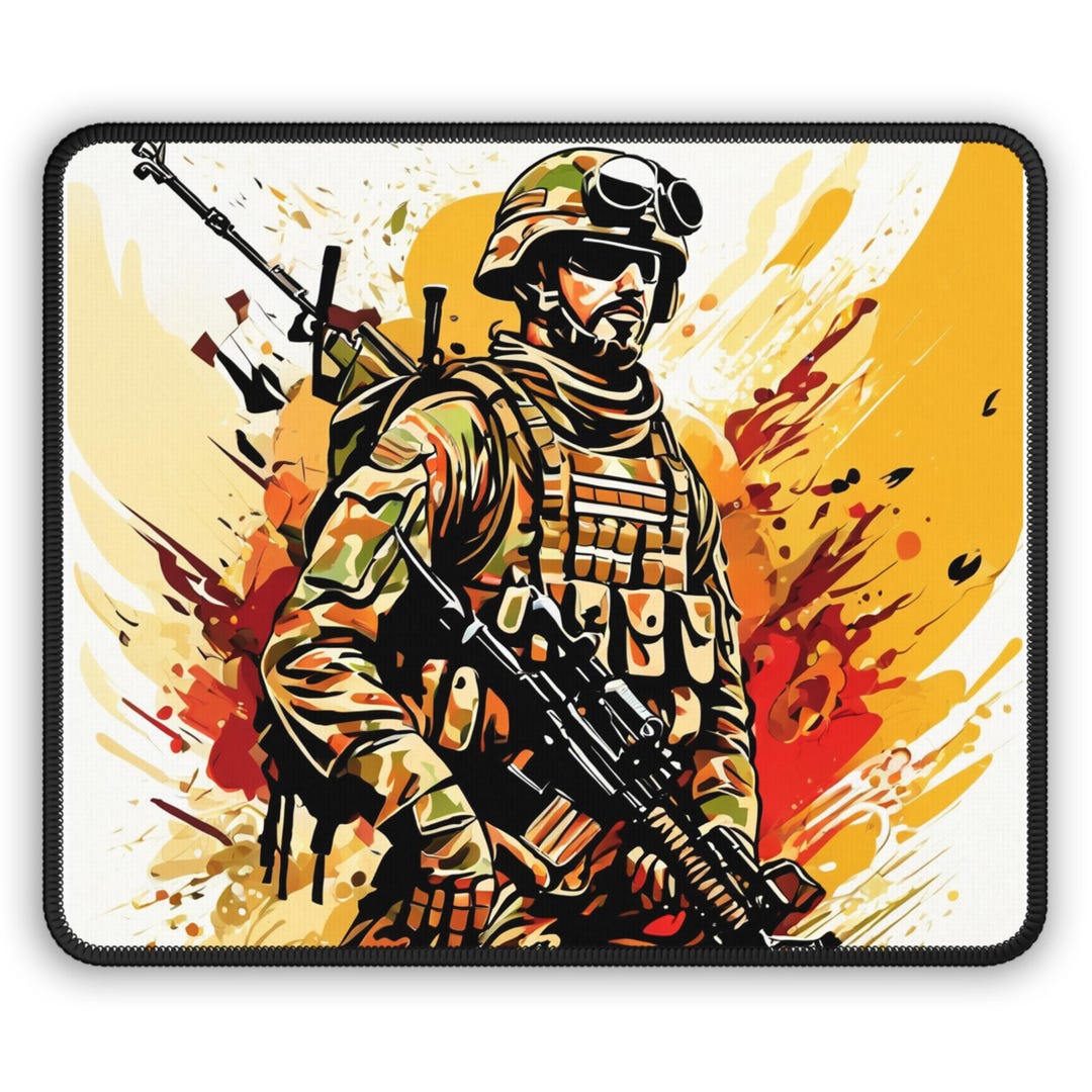 Gaming Mouse Pad - US Soldier USA Military Army - Etsy