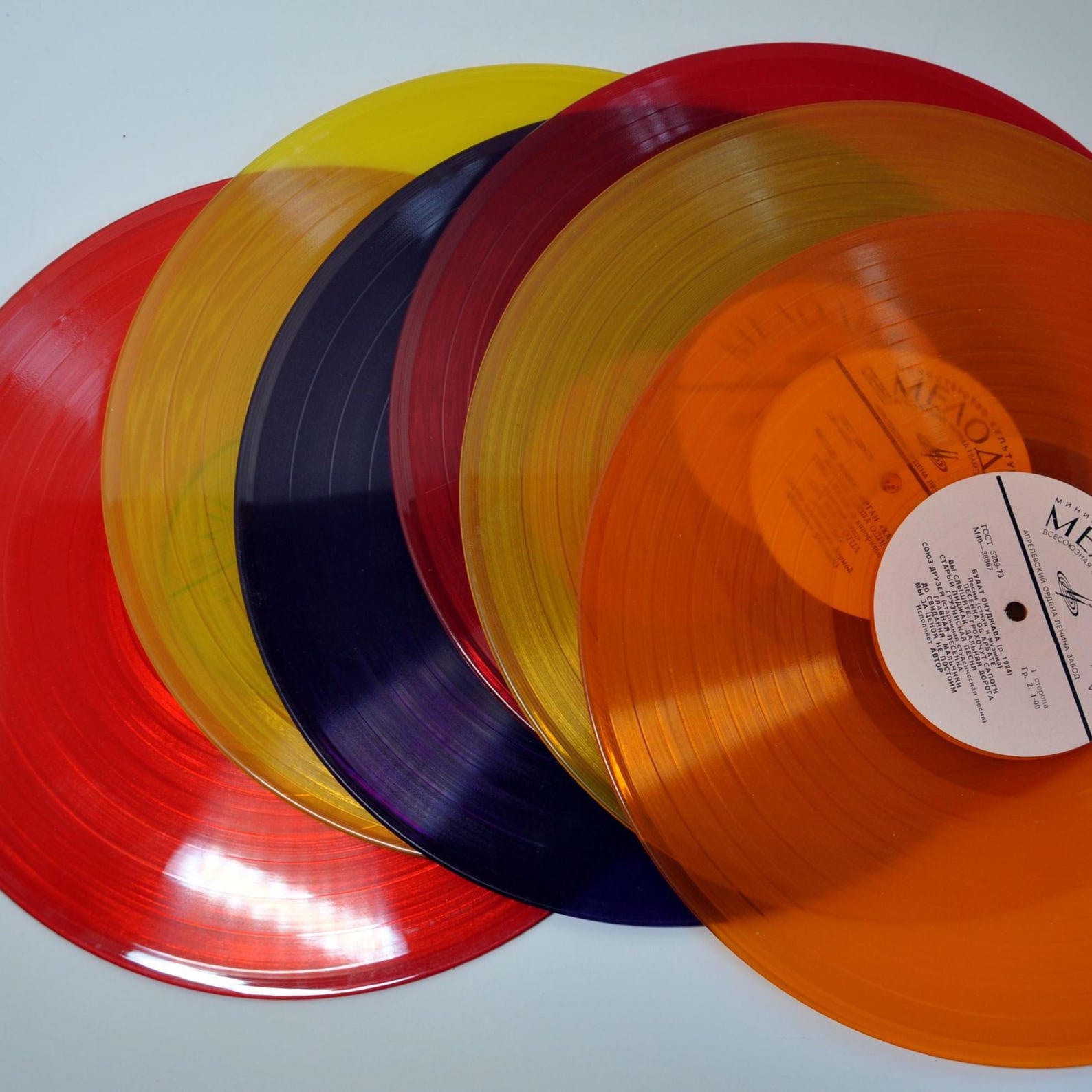 Colorful Vinyl Record: 12" Craft & Wall Decor - Etsy
