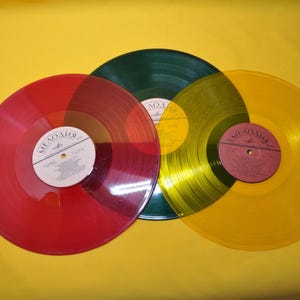 Colorful Vintage Vinyl Records – 12” for Crafts & Wall Decor - Etsy