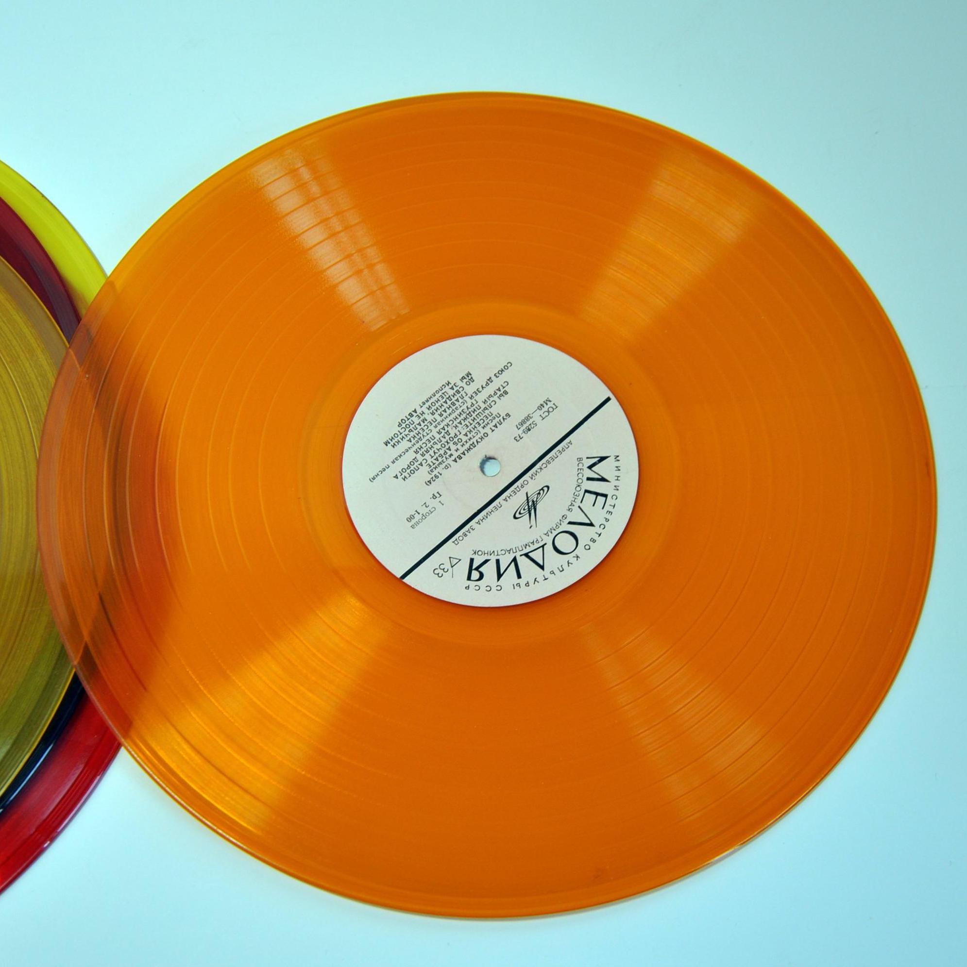 Colorful Vinyl Record: 12" Craft & Wall Decor - Etsy