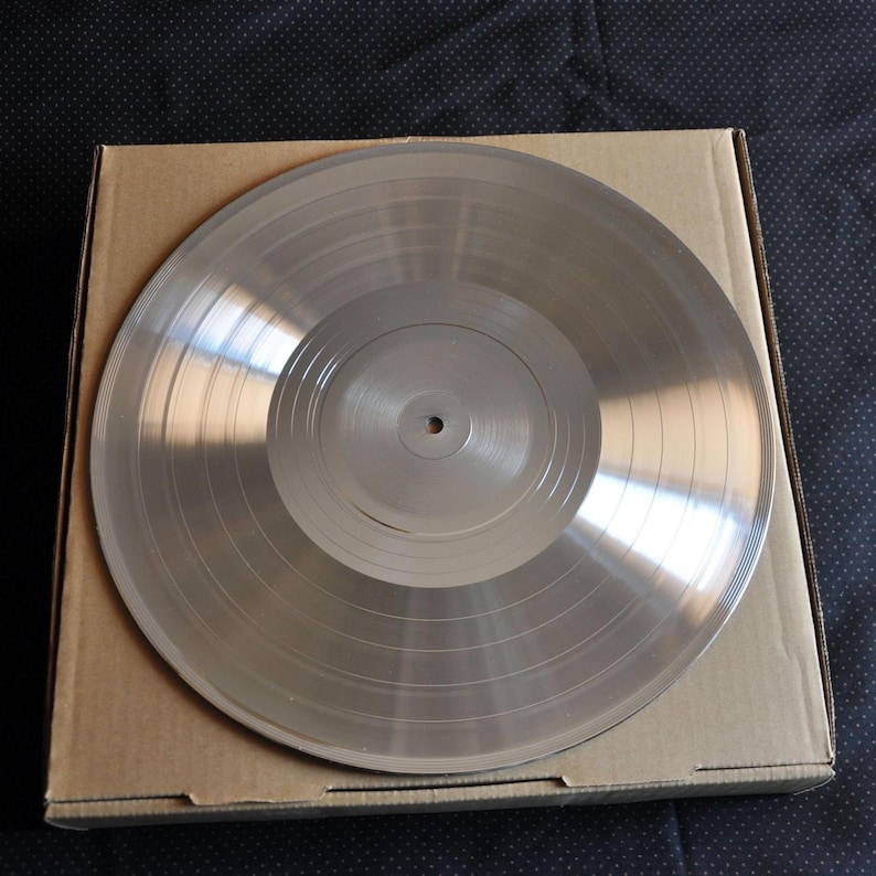 Silver Vinyl Record: 12" Blank LP for DIY Crafts & Wall Decor - Etsy