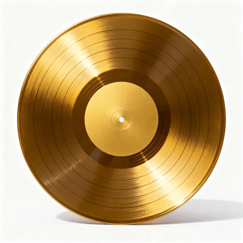 Golden Platinum Record - Etsy
